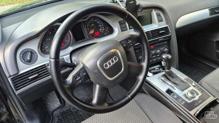 Black Audi A6 2008 in Klaipeda, with an engine capacity of 2.70 L and mileage of 0 thousand km for 2949 €, photo 11 on AUTOMOTO.COM.LV