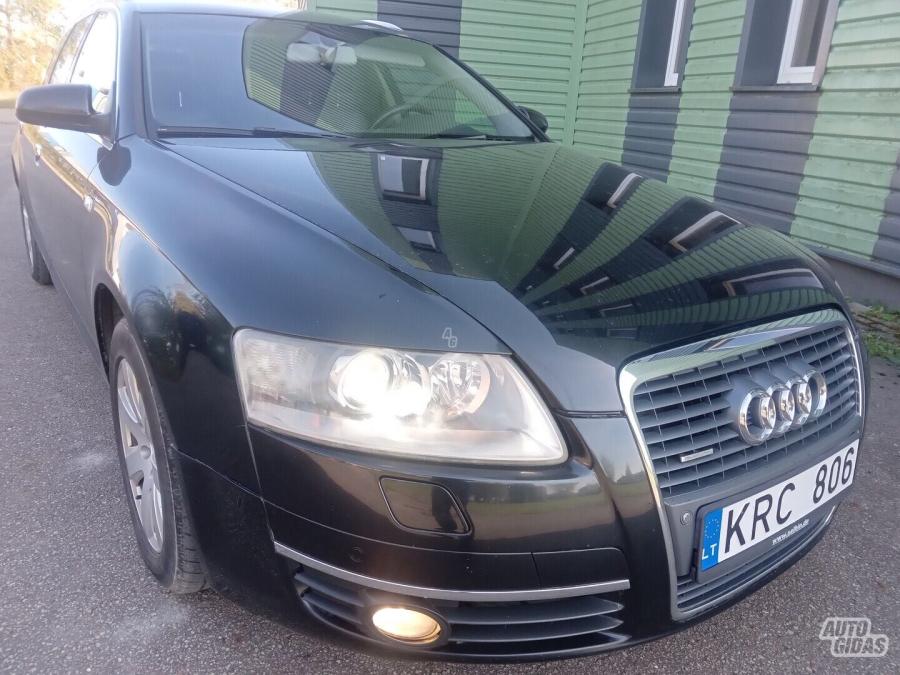 Melns Audi A6 2008 Šauļi, ar dzinēja tilpumu 3.00 L un nobraukumu 340 tūkst. km par 1780 €, foto 1 vietnē AUTOMOTO.COM.LV