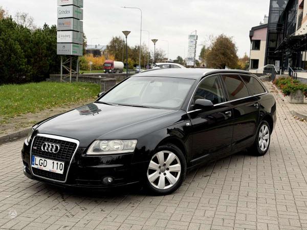 Black Audi A6 2008 in Vilnius, with an engine capacity of 2.00 L and mileage of 289 thousand km for 2450 €, photo 1 on AUTOMOTO.COM.LV