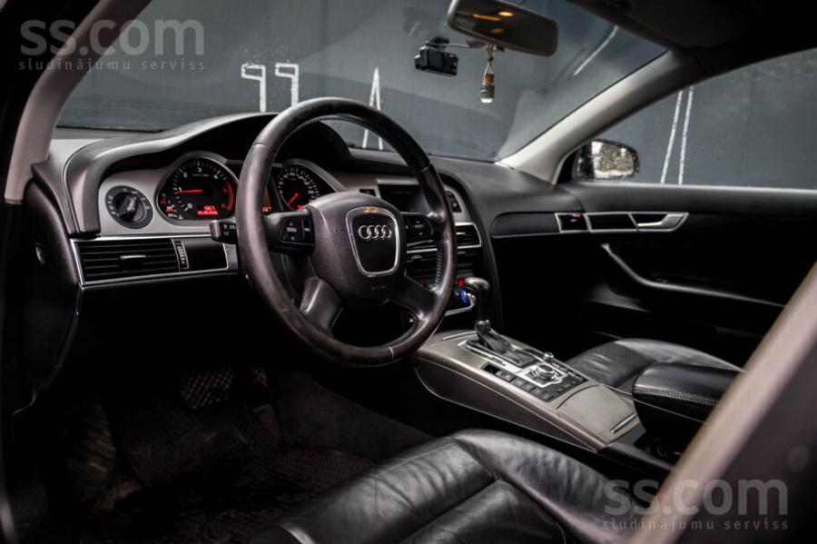 Melns Audi A6 2008 Rīga, ar dzinēja tilpumu 2.70 L un nobraukumu 330 tūkst. km par 2490 €, foto 8 vietnē AUTOMOTO.COM.LV
