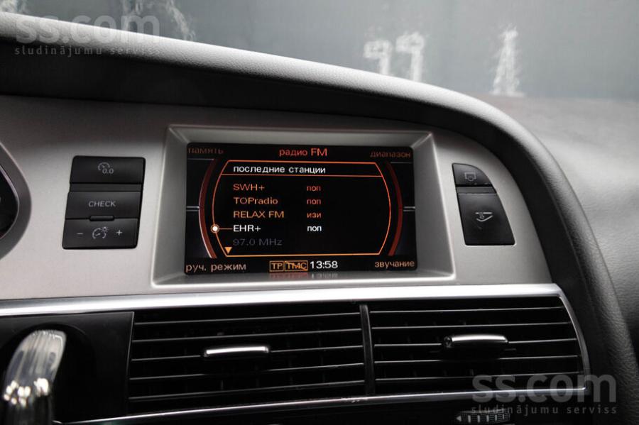 Melns Audi A6 2008 Rīga, ar dzinēja tilpumu 2.70 L un nobraukumu 330 tūkst. km par 2490 €, foto 18 vietnē AUTOMOTO.COM.LV