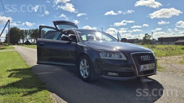 Black Audi A6 2008 in Valmiera, with an engine capacity of 2.00 L and mileage of 415 thousand km for 3900 €, photo 3 on AUTOMOTO.COM.LV