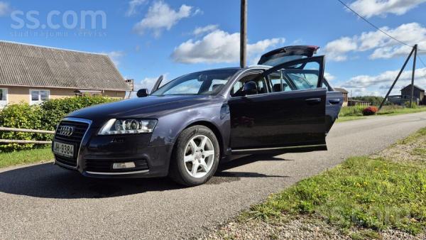 Black Audi A6 2008 in Valmiera, with an engine capacity of 2.00 L and mileage of 415 thousand km for 3900 €, photo 4 on AUTOMOTO.COM.LV