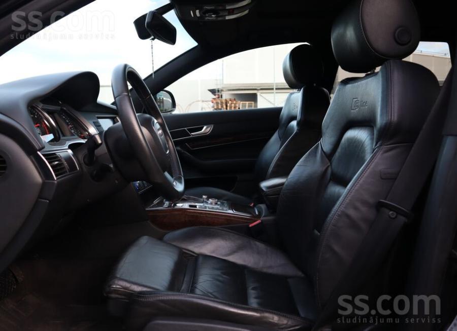 Melns Audi A6 2009 Rīga, ar dzinēja tilpumu 3.00 L un nobraukumu 332 tūkst. km par 6690 €, foto 12 vietnē AUTOMOTO.COM.LV