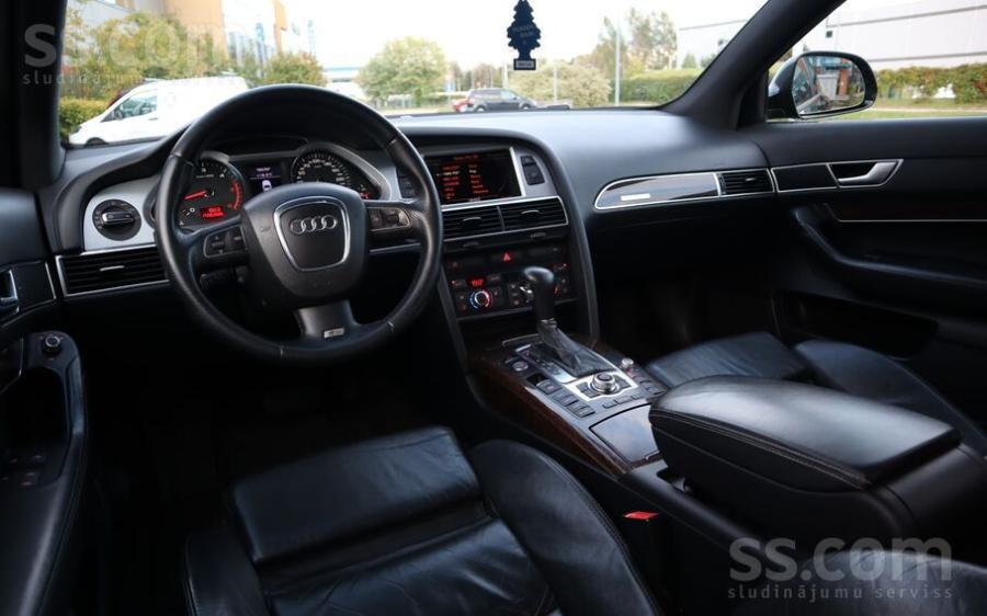 Melns Audi A6 2009 Rīga, ar dzinēja tilpumu 3.00 L un nobraukumu 332 tūkst. km par 6690 €, foto 13 vietnē AUTOMOTO.COM.LV
