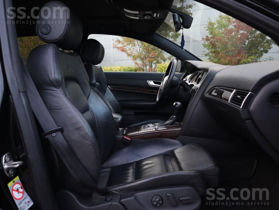 Melns Audi A6 2009 Rīga, ar dzinēja tilpumu 3.00 L un nobraukumu 332 tūkst. km par 6690 €, foto 15 vietnē AUTOMOTO.COM.LV