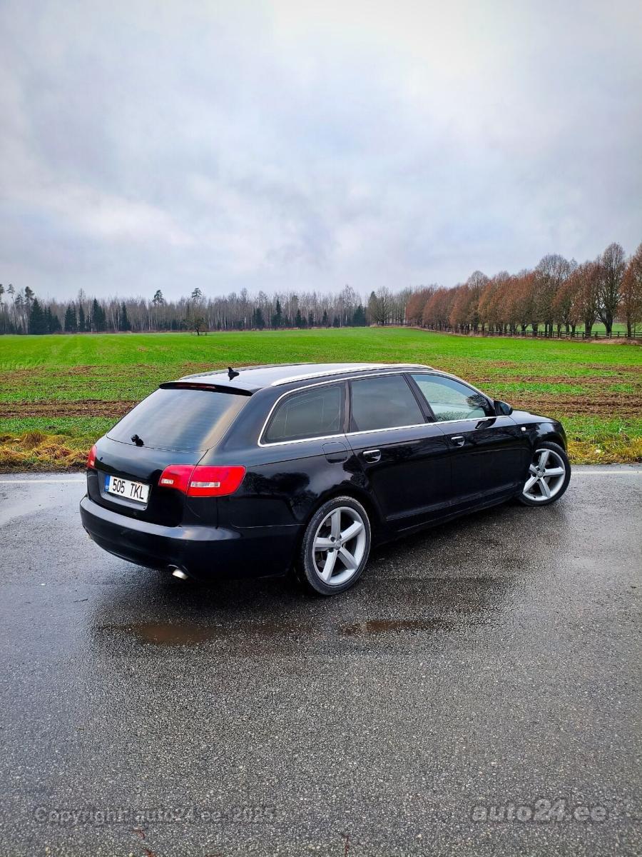 Black Audi A6 2009 in Tallinn, with an engine capacity of 3.00 L and mileage of 383 thousand km for 5499 €, photo 3 on AUTOMOTO.COM.LV