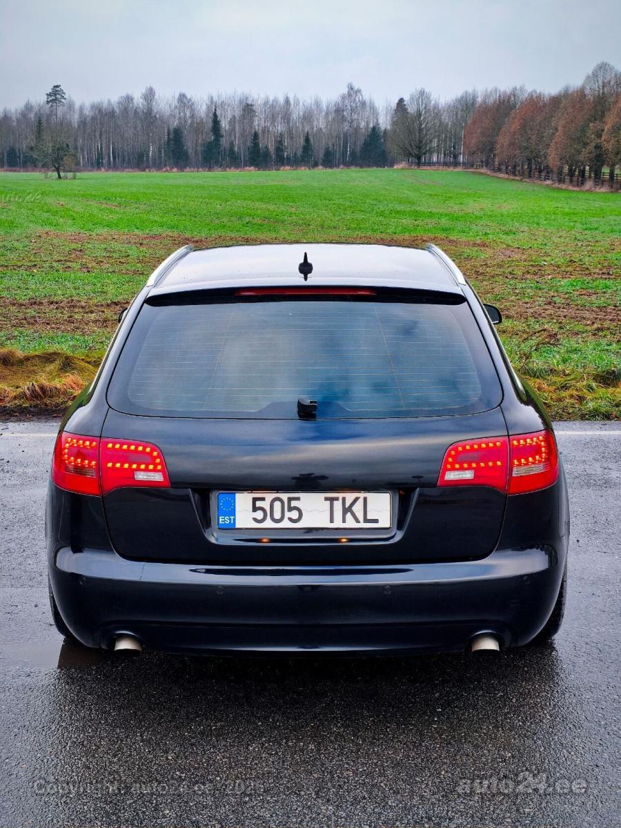 Black Audi A6 2009 in Tallinn, with an engine capacity of 3.00 L and mileage of 383 thousand km for 5499 €, photo 4 on AUTOMOTO.COM.LV