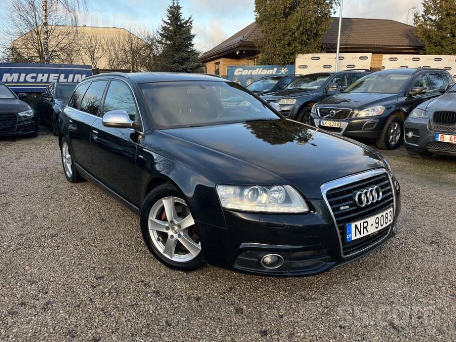 Black Audi A6 2009 in Riga, with an engine capacity of 2.00 L and mileage of 0 thousand km for 5990 €, photo 2 on AUTOMOTO.COM.LV