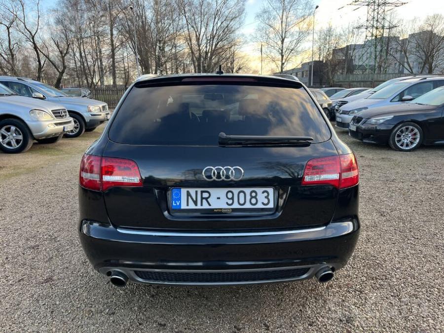 Black Audi A6 2009 in Riga, with an engine capacity of 2.00 L and mileage of 0 thousand km for 5990 €, photo 6 on AUTOMOTO.COM.LV