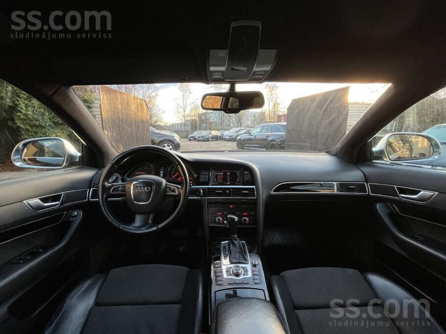 Black Audi A6 2009 in Riga, with an engine capacity of 2.00 L and mileage of 0 thousand km for 5990 €, photo 8 on AUTOMOTO.COM.LV