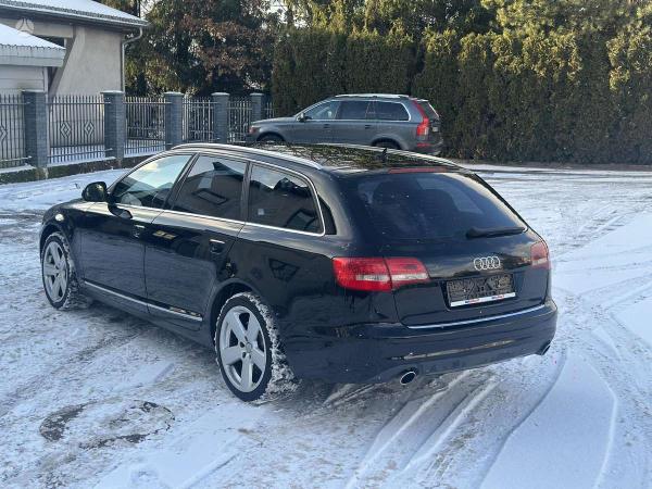 Black Audi A6 2009 in Raseiniai, with an engine capacity of 2.70 L and mileage of 331 thousand km for 4777 €, photo 6 on AUTOMOTO.COM.LV