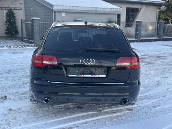 Black Audi A6 2009 in Raseiniai, with an engine capacity of 2.70 L and mileage of 331 thousand km for 4777 €, photo 7 on AUTOMOTO.COM.LV