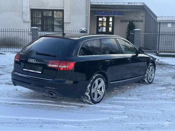 Black Audi A6 2009 in Raseiniai, with an engine capacity of 2.70 L and mileage of 331 thousand km for 4777 €, photo 8 on AUTOMOTO.COM.LV