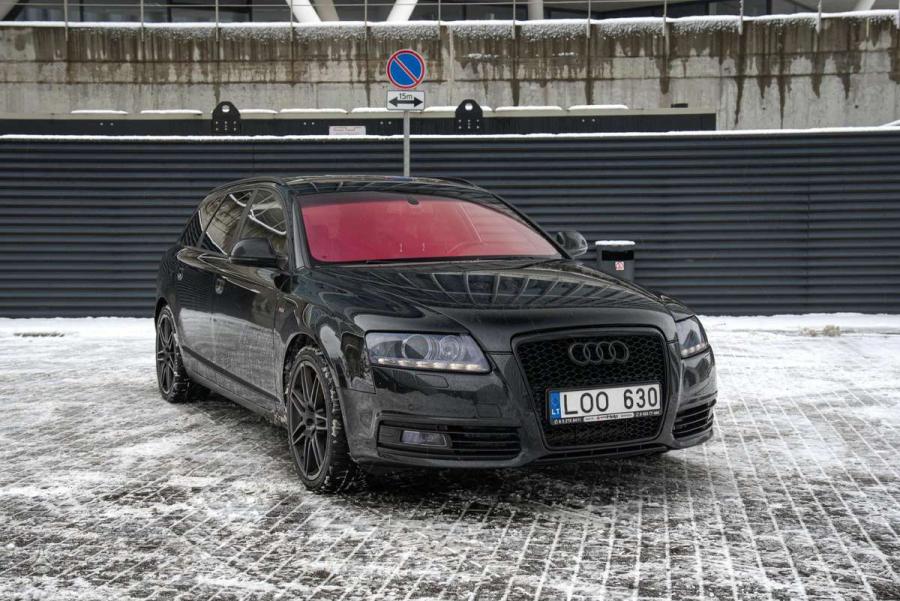 Black Audi A6 2009 in Vilnius, with an engine capacity of 2.97 L and mileage of 360 thousand km for 7200 €, photo 2 on AUTOMOTO.COM.LV