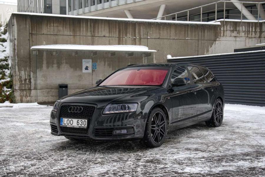 Black Audi A6 2009 in Vilnius, with an engine capacity of 2.97 L and mileage of 360 thousand km for 7200 €, photo 9 on AUTOMOTO.COM.LV