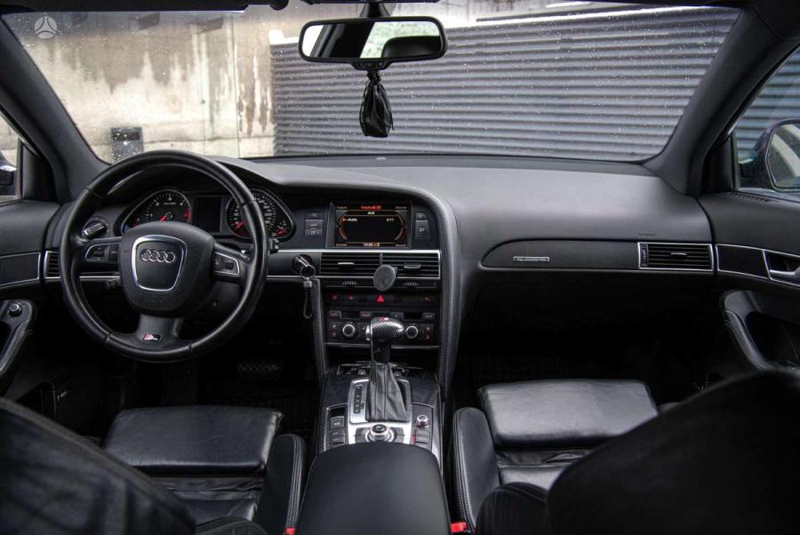 Black Audi A6 2009 in Vilnius, with an engine capacity of 2.97 L and mileage of 360 thousand km for 7200 €, photo 24 on AUTOMOTO.COM.LV