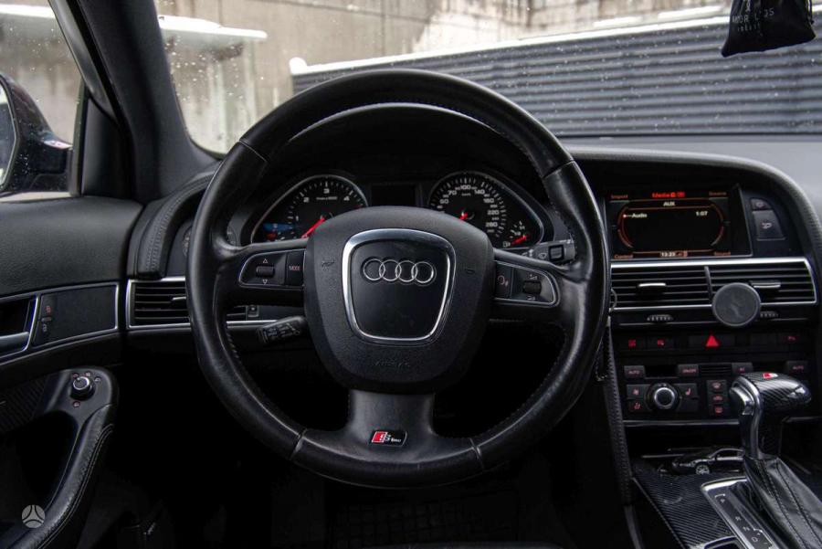 Black Audi A6 2009 in Vilnius, with an engine capacity of 2.97 L and mileage of 360 thousand km for 7200 €, photo 25 on AUTOMOTO.COM.LV