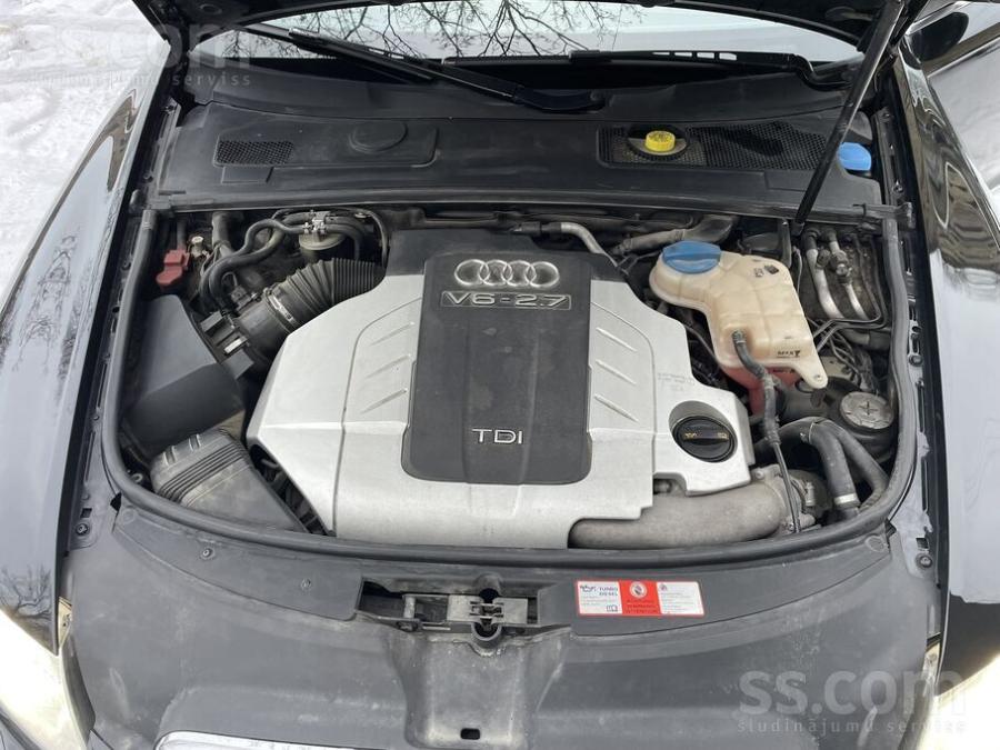 Black Audi A6 2009 in Riga, with an engine capacity of 2.70 L and mileage of 460 thousand km for 2800 €, photo 15 on AUTOMOTO.COM.LV