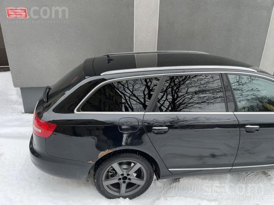 Black Audi A6 2009 in Riga, with an engine capacity of 2.70 L and mileage of 460 thousand km for 2800 €, photo 16 on AUTOMOTO.COM.LV