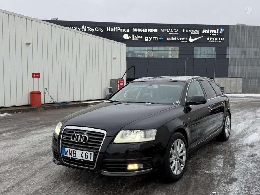 Black Audi A6 2009 in Salcininkai, with an engine capacity of 2.97 L and mileage of 320 thousand km for 5999 €, photo 2 on AUTOMOTO.COM.LV