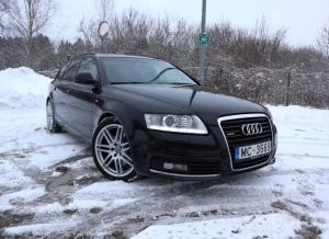 Melns Audi A6 2009 Rīga, ar dzinēja tilpumu 3.00 L un nobraukumu 333 tūkst. km par 6690 €, foto  vietnē AUTOMOTO.COM.LV