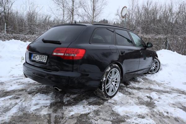 Black Audi A6 2009 in Riga, with an engine capacity of 3.00 L and mileage of 333 thousand km for 6690 €, photo 4 on AUTOMOTO.COM.LV
