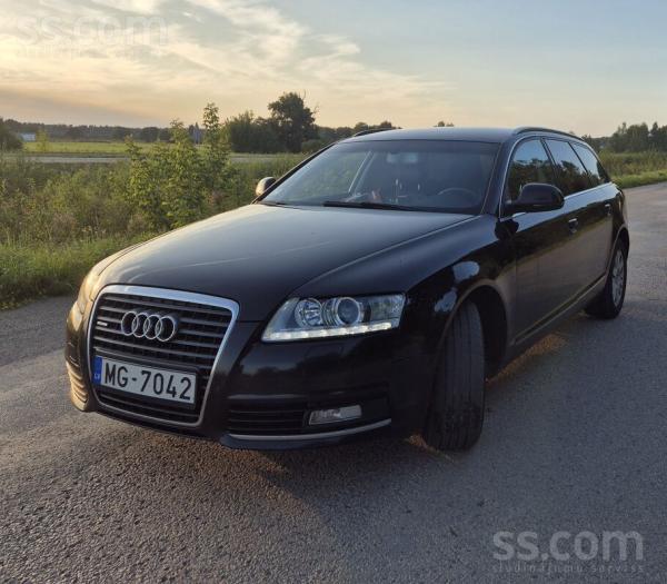 Melns Audi A6 2009 Rīga, ar dzinēja tilpumu 2.70 L un nobraukumu 352 tūkst. km par 7100 €, foto 1 vietnē AUTOMOTO.COM.LV