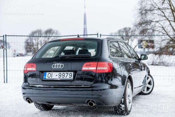 Black Audi A6 2009 in Riga, with an engine capacity of 3.00 L and mileage of 340 thousand km for 7290 €, photo 5 on AUTOMOTO.COM.LV