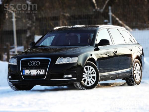 Black Audi A6 2009 in Riga, with an engine capacity of 2.70 L and mileage of 362 thousand km for 5990 €, photo 1 on AUTOMOTO.COM.LV