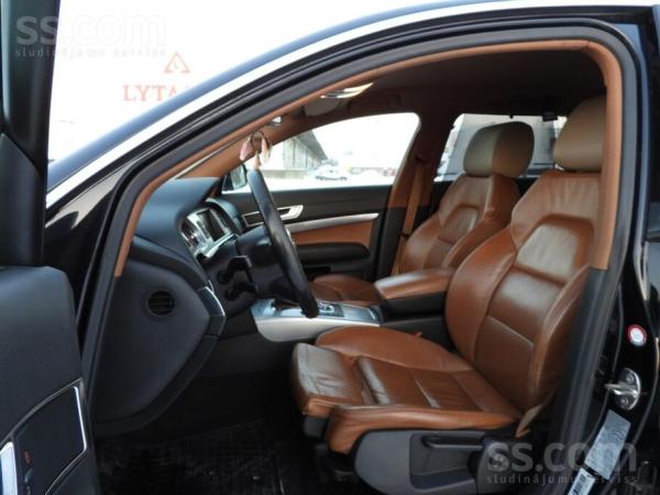 Black Audi A6 2009 in Riga, with an engine capacity of 2.70 L and mileage of 362 thousand km for 5990 €, photo 9 on AUTOMOTO.COM.LV