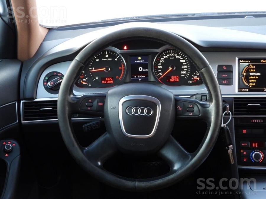 Melns Audi A6 2009 Rīga, ar dzinēja tilpumu 2.70 L un nobraukumu 362 tūkst. km par 5990 €, foto 16 vietnē AUTOMOTO.COM.LV