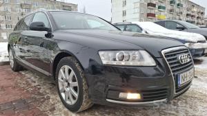 Black Audi A6 2009 in Daugavpils, with an engine capacity of 2.70 L and mileage of 414 thousand km for 3990 €, photo  on AUTOMOTO.COM.LV