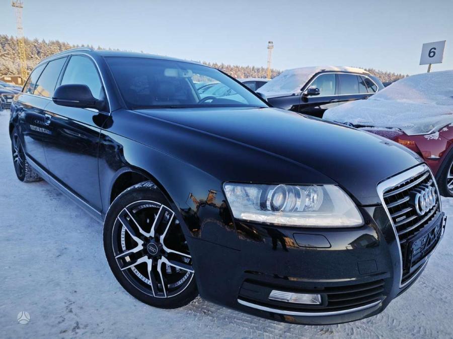 Black Audi A6 2009 in Vilnius, with an engine capacity of 2.97 L and mileage of 258 thousand km for 6200 €, photo 1 on AUTOMOTO.COM.LV