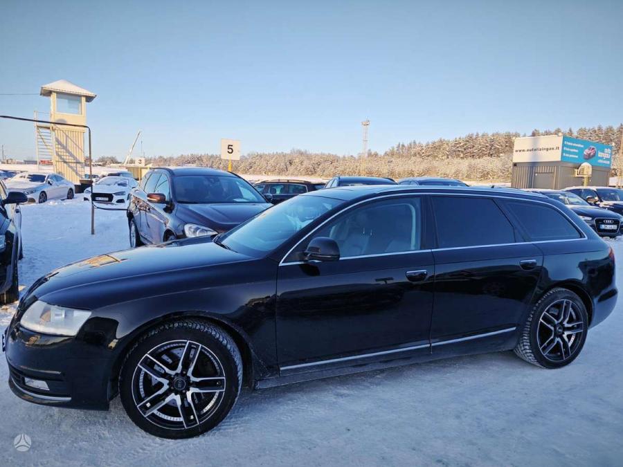 Black Audi A6 2009 in Vilnius, with an engine capacity of 2.97 L and mileage of 258 thousand km for 6200 €, photo 6 on AUTOMOTO.COM.LV