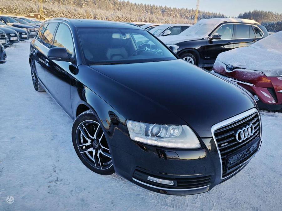 Black Audi A6 2009 in Vilnius, with an engine capacity of 2.97 L and mileage of 258 thousand km for 6200 €, photo 10 on AUTOMOTO.COM.LV