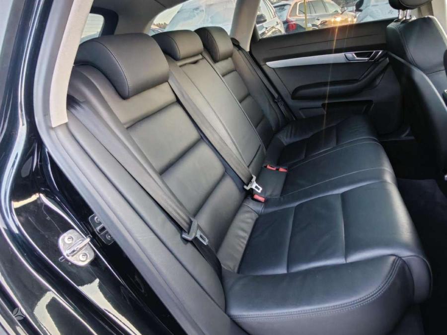 Black Audi A6 2009 in Vilnius, with an engine capacity of 2.97 L and mileage of 258 thousand km for 6200 €, photo 23 on AUTOMOTO.COM.LV