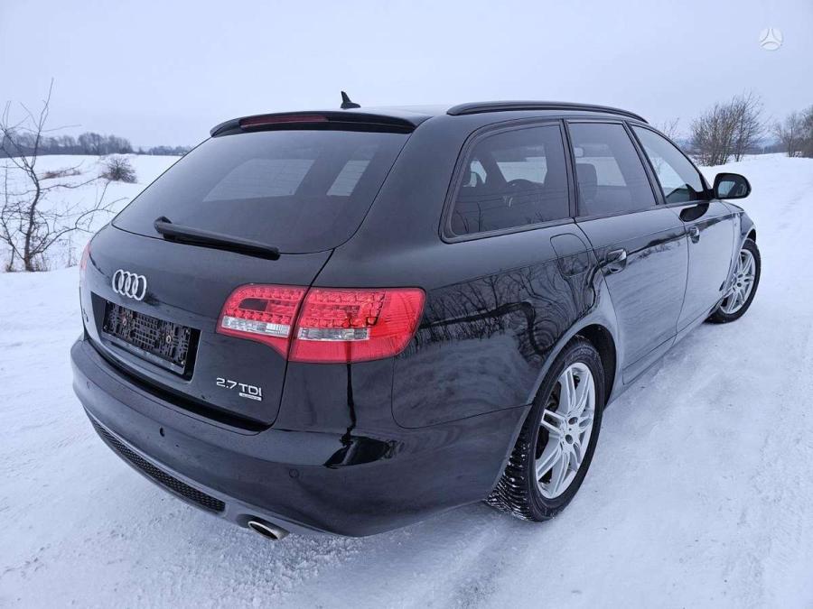 Melns Audi A6 2009 Utena, ar dzinēja tilpumu 2.70 L un nobraukumu 356 tūkst. km par 4750 €, foto 2 vietnē AUTOMOTO.COM.LV