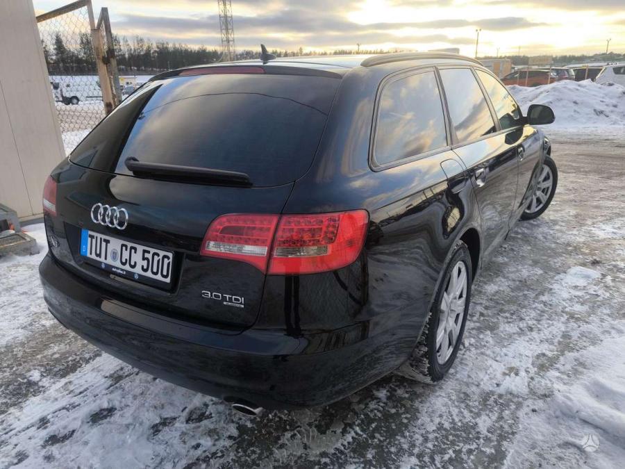 Black Audi A6 2009 in Vilnius, with an engine capacity of 2.97 L and mileage of 250 thousand km for 6200 €, photo 7 on AUTOMOTO.COM.LV