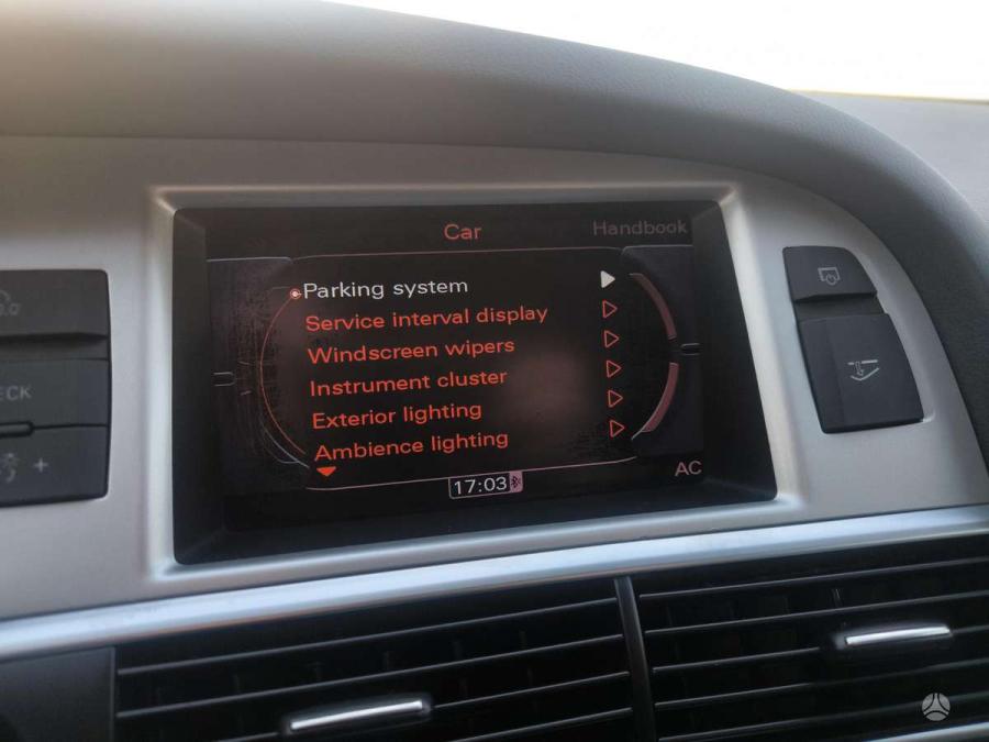 Black Audi A6 2009 in Vilnius, with an engine capacity of 2.97 L and mileage of 250 thousand km for 6200 €, photo 27 on AUTOMOTO.COM.LV