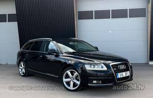 Melns Audi A6 2009 Tartu, ar dzinēja tilpumu 3.00 L un nobraukumu 360 tūkst. km par 4390 €, foto  vietnē AUTOMOTO.COM.LV
