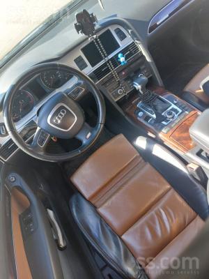 Black Audi A6 2009 in Riga, with an engine capacity of 3.00 L and mileage of 390 thousand km for 5800 €, photo 9 on AUTOMOTO.COM.LV