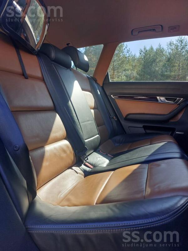 Black Audi A6 2009 in Riga, with an engine capacity of 3.00 L and mileage of 390 thousand km for 5800 €, photo 10 on AUTOMOTO.COM.LV