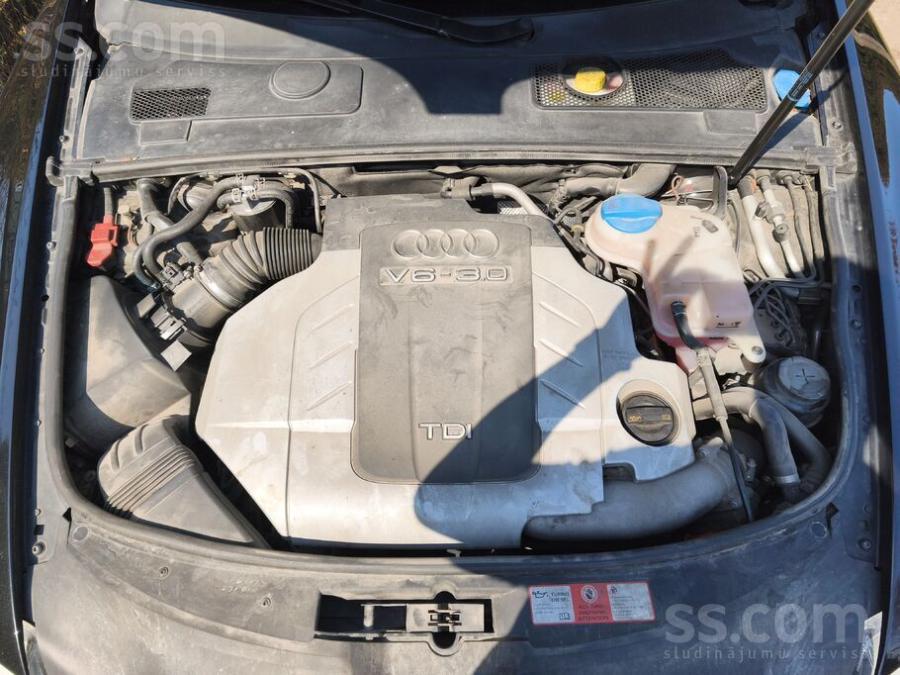 Black Audi A6 2009 in Riga, with an engine capacity of 3.00 L and mileage of 390 thousand km for 5800 €, photo 13 on AUTOMOTO.COM.LV