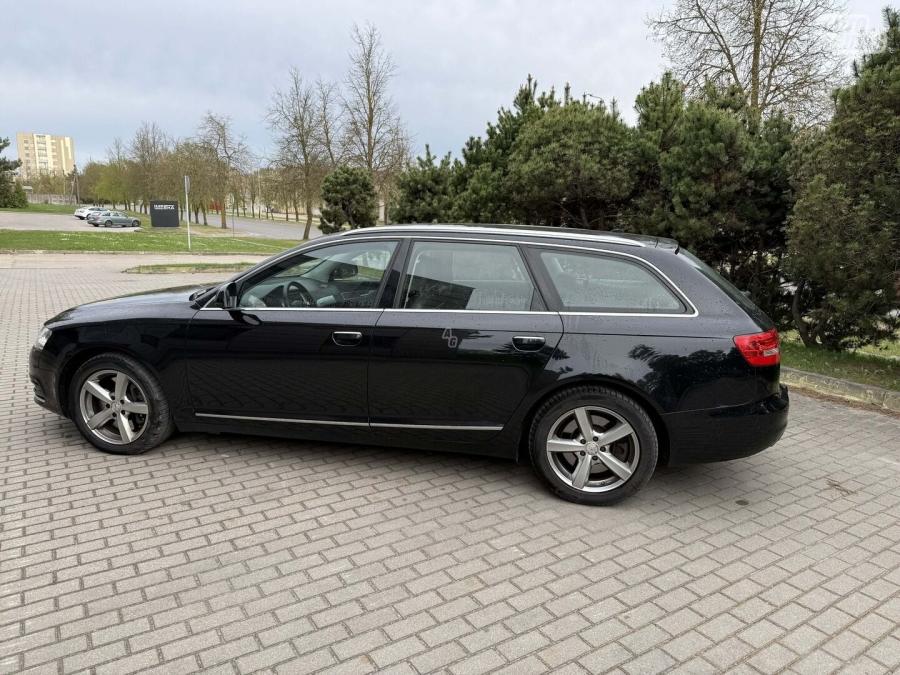 Black Audi A6 2009 in Mazeikiai, with an engine capacity of 3.00 L and mileage of 324 thousand km for 4300 €, photo 5 on AUTOMOTO.COM.LV