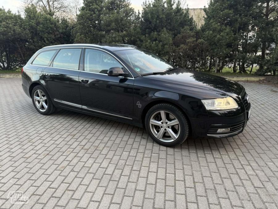 Black Audi A6 2009 in Mazeikiai, with an engine capacity of 3.00 L and mileage of 324 thousand km for 4300 €, photo 19 on AUTOMOTO.COM.LV