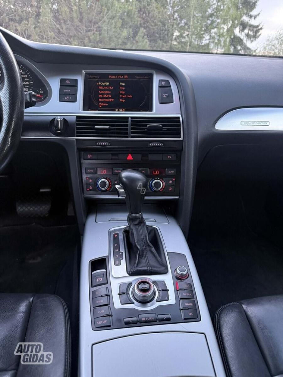 Black Audi A6 2009 in Mazeikiai, with an engine capacity of 3.00 L and mileage of 324 thousand km for 4300 €, photo 26 on AUTOMOTO.COM.LV