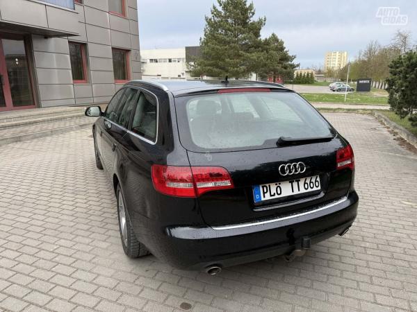 Black Audi A6 2009 in Mazeikiai, with an engine capacity of 3.00 L and mileage of 324 thousand km for 4300 €, photo 8 on AUTOMOTO.COM.LV