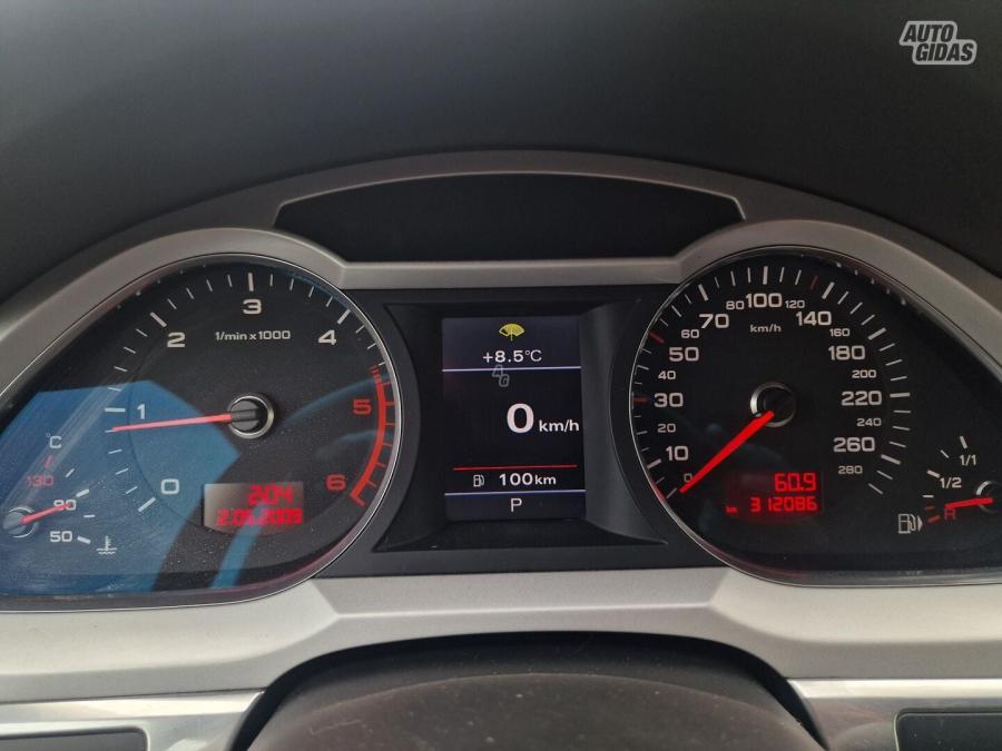 Black Audi A6 2009 in Visaginas, with an engine capacity of 2.00 L and mileage of 315 thousand km for 4650 €, photo 16 on AUTOMOTO.COM.LV