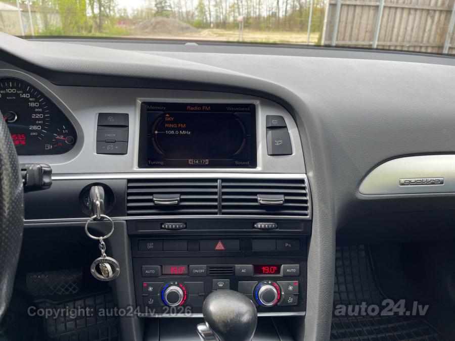 Melns Audi A6 2009 Tallina, ar dzinēja tilpumu 3.00 L un nobraukumu 302 tūkst. km par 6300 €, foto 9 vietnē AUTOMOTO.COM.LV
